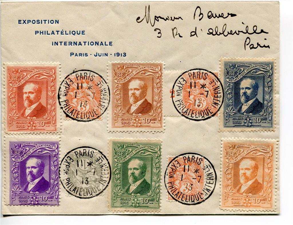 FRANCE 1913 - Lettre à l'entête de l' " EXPOSITION PHILATELI... - VENTE ...