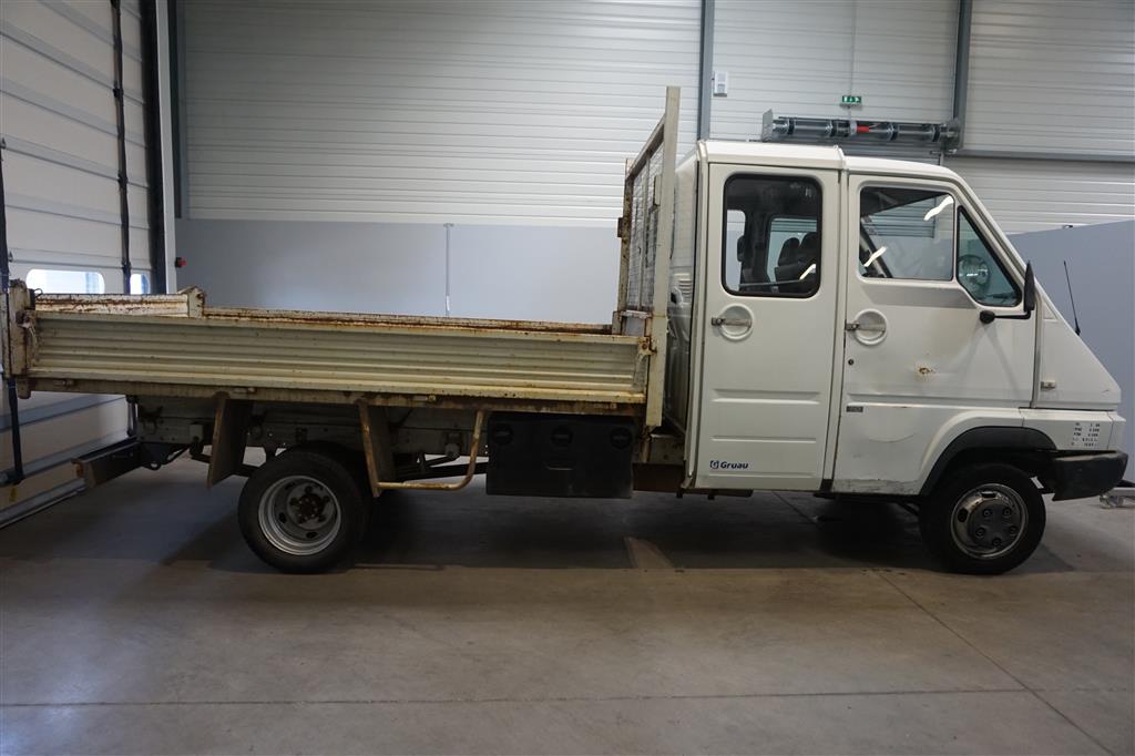 5254 - RENAULT B110 35 E2 PLATEAU RIDELLES DOUBLE CABINE - VENTE DE ...