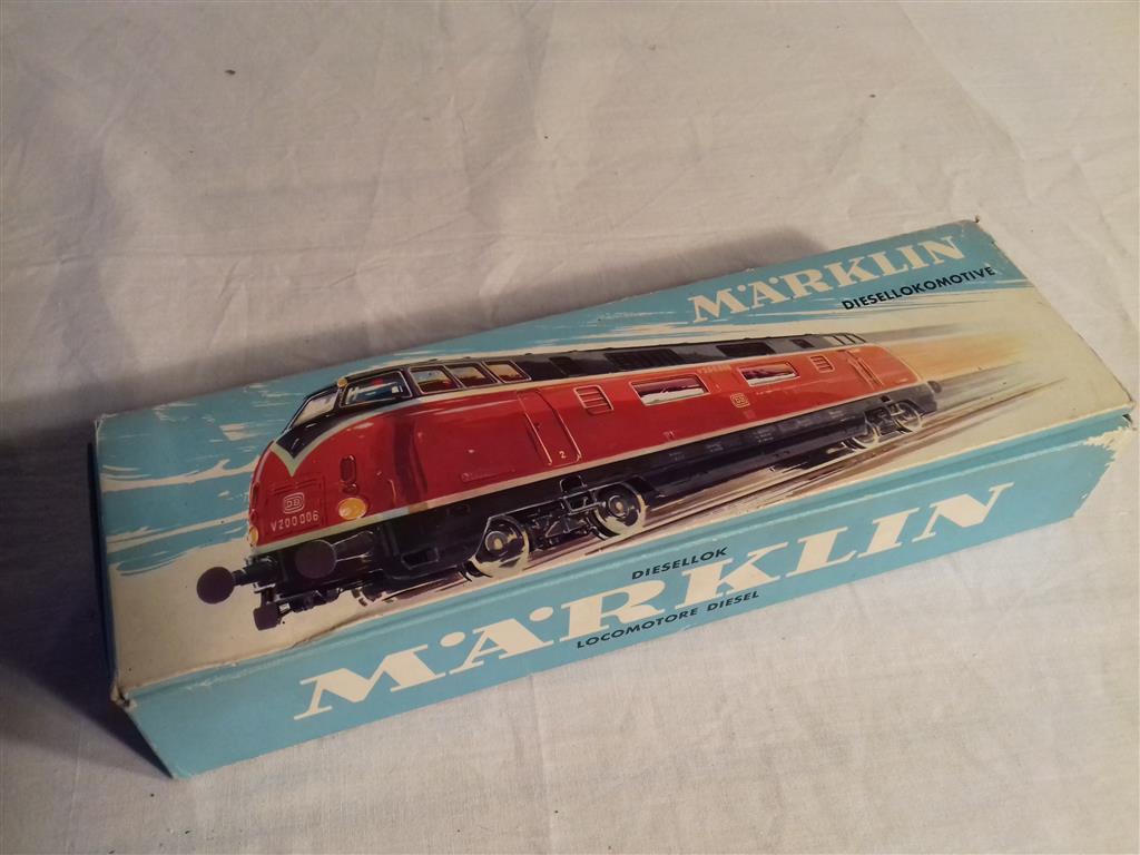 MARKLIN - HO - Loco diesel 3012-7 - 1962 - DB V200 - Très bo... - VENTE ...