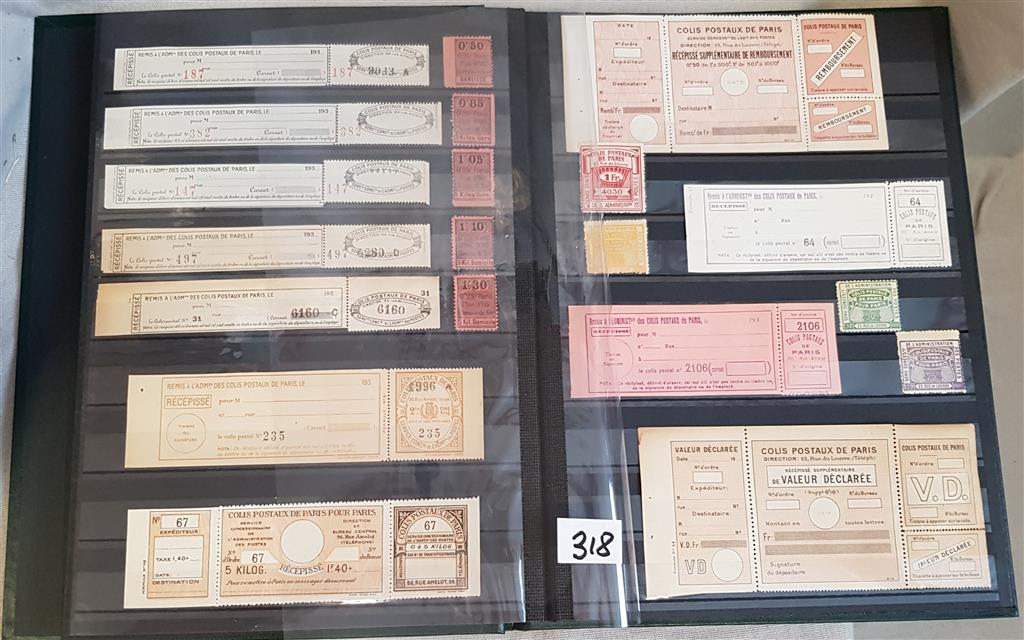 FRANCE - COLIS POSTAUX DE PARIS POUR PARIS. S... - TIMBRES-POSTE ...