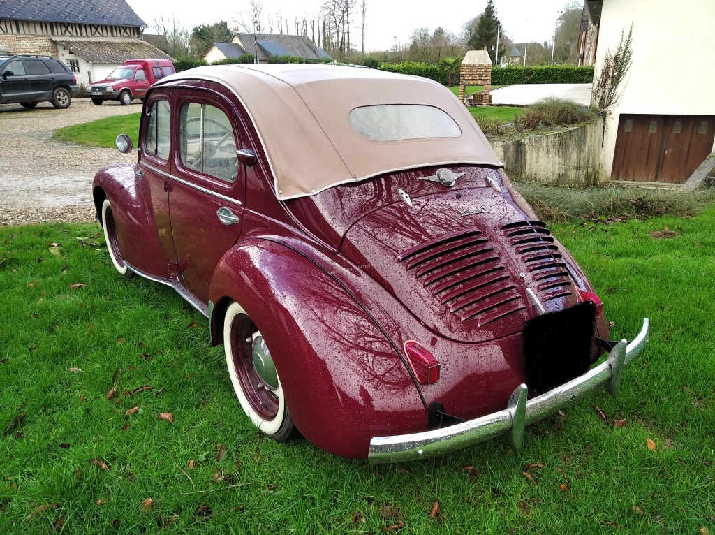 5496 - RENAULT 4CV découvrable 1951 - VENTE DE VÉHICULES DE COLLECTION ...