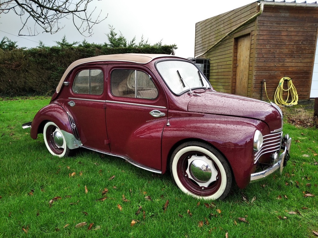 5496 - RENAULT 4CV découvrable 1951 - VENTE DE VÉHICULES DE COLLECTION ...
