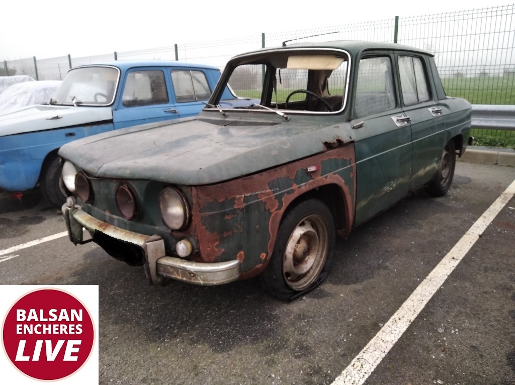 5494 - RENAULT R8 Major 1968 - VENTE DE VÉHICULES DE COLLECTION ET DE ...