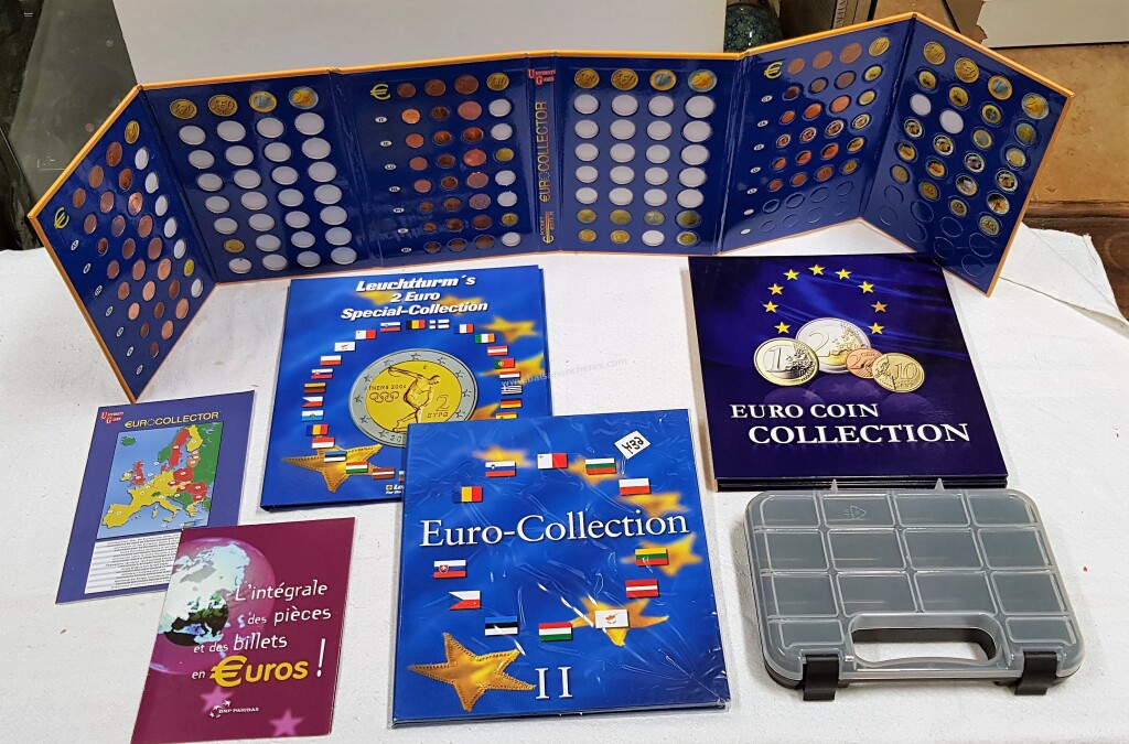 MATERIEL - 4 ALBUMS " EURO-COLLECTORS " pour ranger les... - VENTE ...