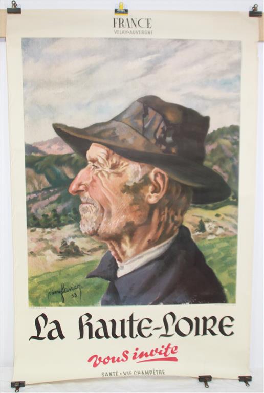 Pierre FAVIER, 1933. FRANCE VELAY-AUVERGNE. "LA HAUTE LOIRE ...