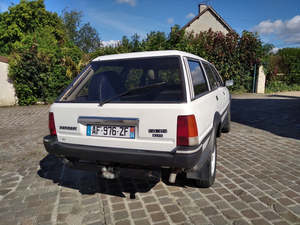 6278 - PEUGEOT 505 break 4x4 DANGEL 1987 - VENTE AUX ENCHERES VOITURES ...