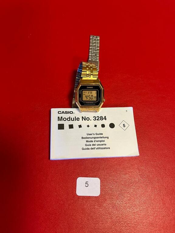 Monte à quartz CASIO - modèle 3284 avec mode d'emploi - VENTE D ...
