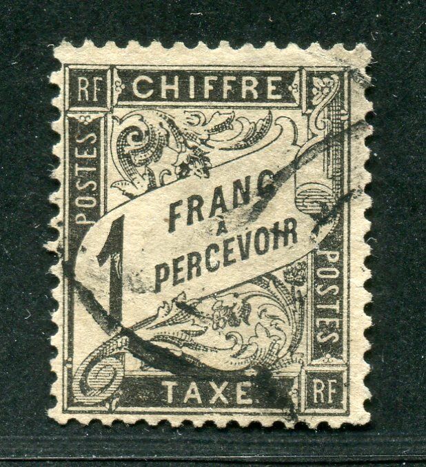 FRANCE 1882 - TAXE - 1 franc noir au type Duval, numé... - VENTE ...