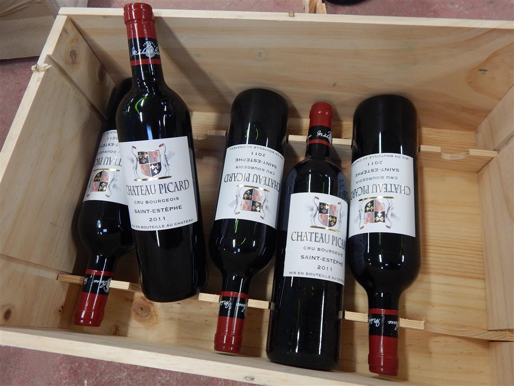 5 St Estèphe Château Picard Propriété Mahler Besse CAISSE BO... - VENTE ...