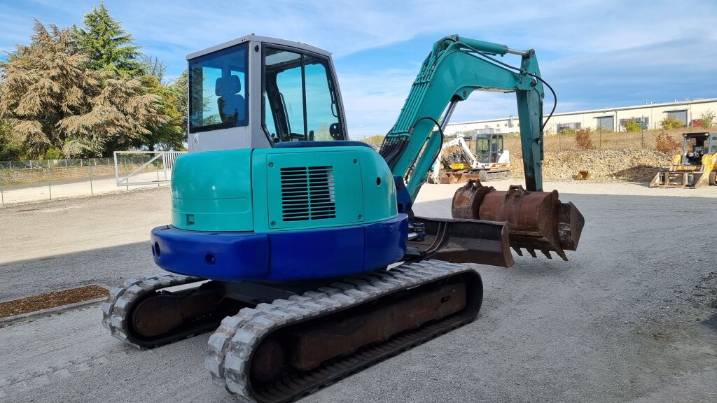 mini pelle ihi imer 80 nx 3 minipelle de 2007 mini-pelle équipée d'un moteur isuzu 4 cylindres ...